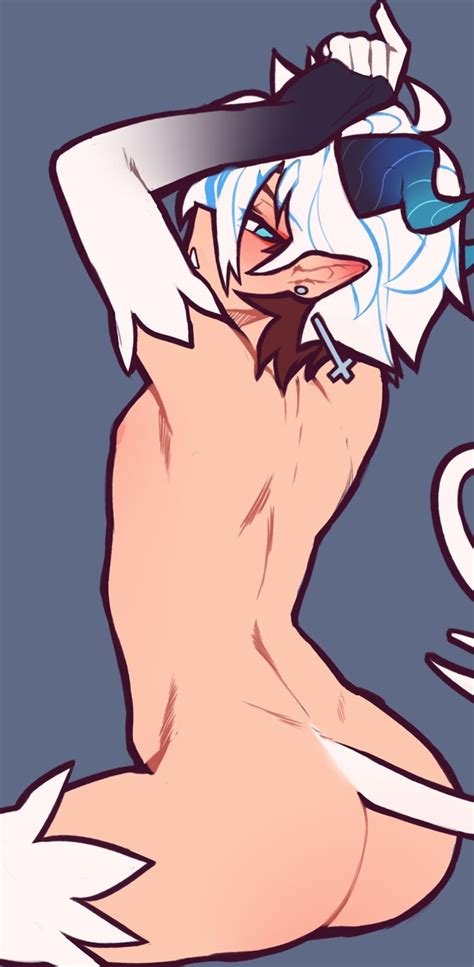Rule 34 2d 2d Artwork Ass Back Back View Caecaensfw2 Caelumvtuber