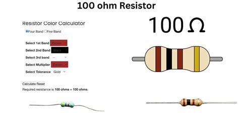 100 Ohm Resistor The Most Usable Resistor In Electronics