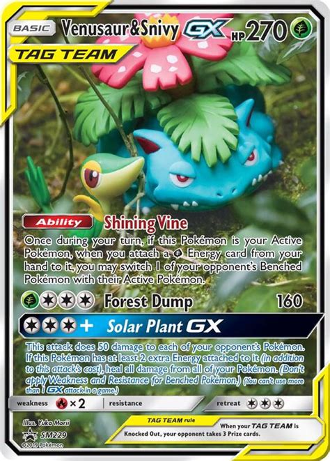 Celebi And Venusaur Gx Full Art Sm Team Up Pokemon