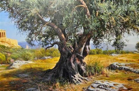 Cuadros De Paisajes Con Arboles Frondosos Pintados Oleo Pinturas De