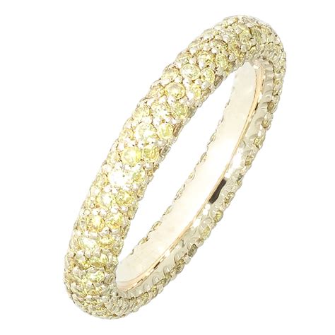 Yellow Diamond Wedding Band Shapur Mozaffarian San Francisco Fine
