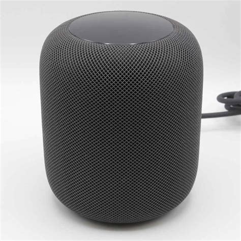 【美品】apple Homepod Mqhw2ja スペースグレイ スマートスピーカー ホームポッド 本体 027447リファン