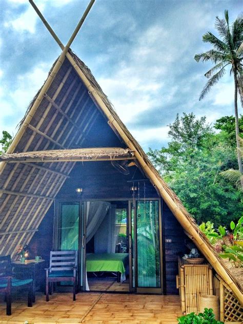 Bamboo House Design Hut House Triangle House