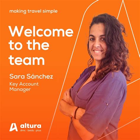 📢 We Are Thrilled To Welcome Sara Sánchez Serra To The Sales Team As