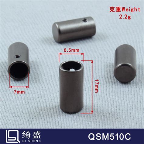 High Quality Drawstring Tips Stopper Metal Bell Stoppers Metal Cord