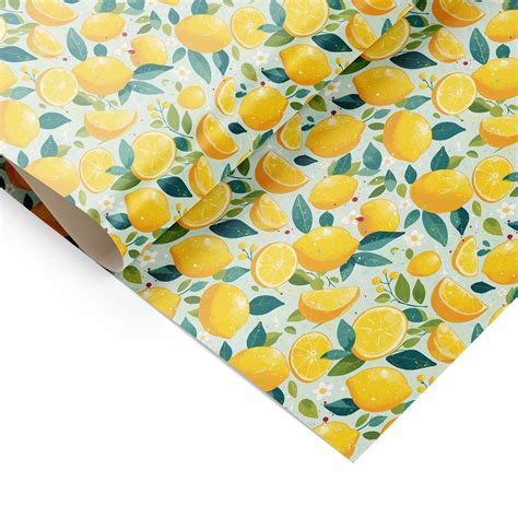 Lemon Digital Paper Lemon Printable Paper Lemon Pattern Lemon