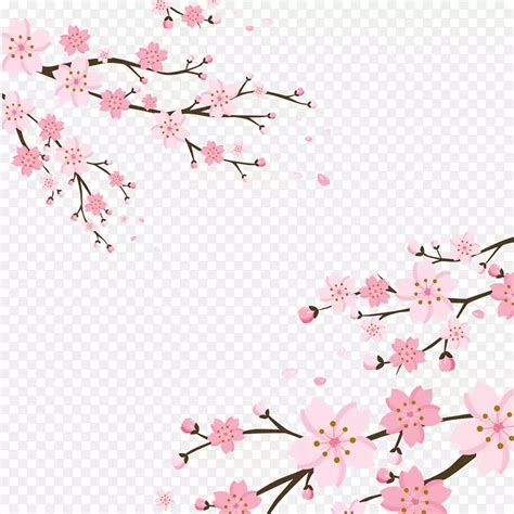矢量卡通粉色唯美腊梅PNG图片素材下载 图片编号7262732 PNG素材网