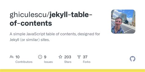 Github Ghiculescujekyll Table Of Contents A Simple Javascript Table
