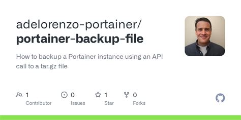 Github Adelorenzo Portainerportainer Backup File How To Backup A