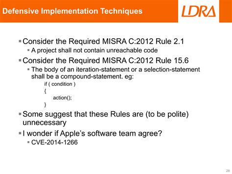 Misra C In An Iso 26262 Context Pdf