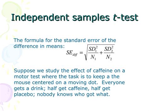 T Test Statistics Ppt T Test Statistics Ppt