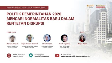 DPP UGM Departemen Politik Pemerintahan Fisipol UGM