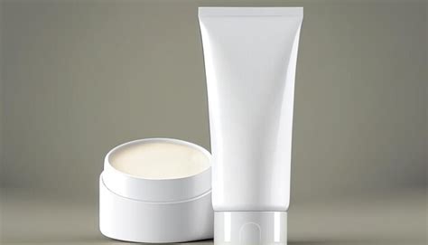 Producto De Belleza Para El Cuidado De La Piel Sin Texto En Maqueta De