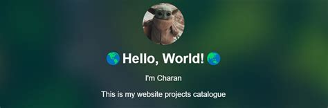 GitHub CharanMN7 Projects Catalogue