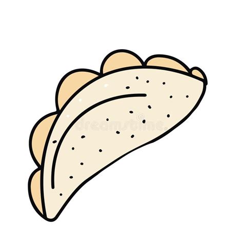 Dumpling Vector Isolated Dumpling Icon Stock Vector Illustration Of