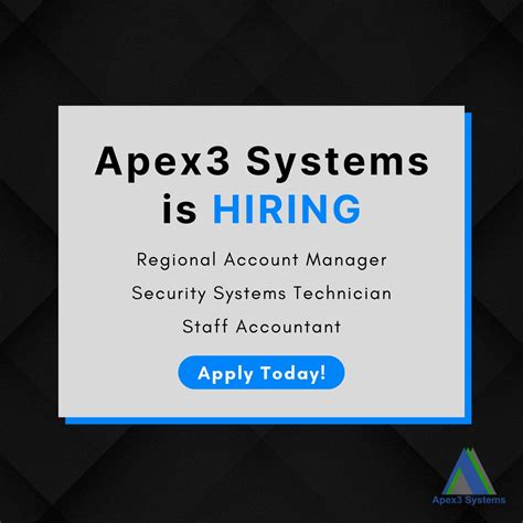 Apex3 Systems Llc On Linkedin Apex3systems Nowhiring Intelligentsecuritysolutions Joinourteam…