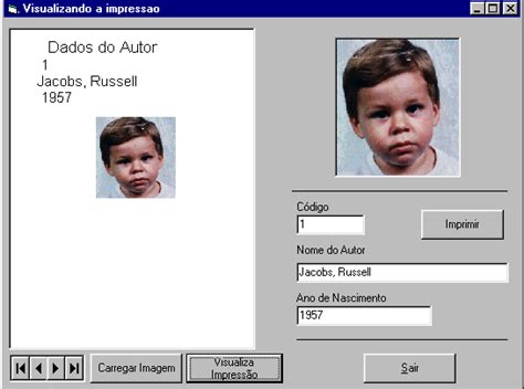 Visualizandoa impressão no VB