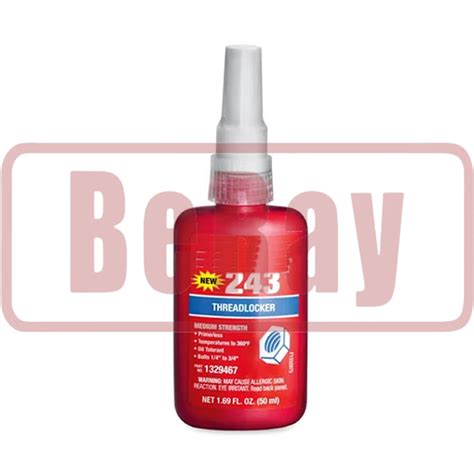 Loctite 243 Medium Strength Thread Locking Adhesive Bucket Teeth