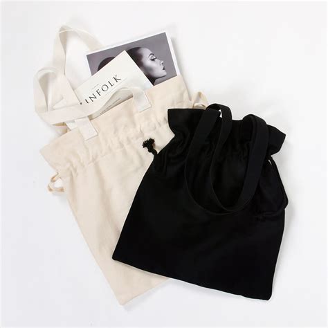 데일리나인 무료배송 Dnyne 캔버스 소재 복조리 타입 에코 버킷백 숄더백