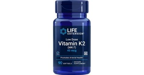 Life Extension Low Dose Vitamin K2 45 Mcg Supports Arterial