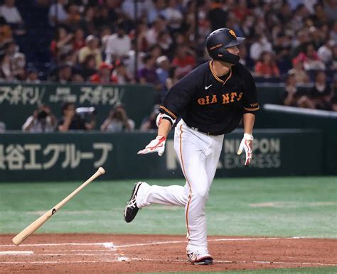 ＜巨・広＞3回、秋広はソロを放つ （撮影・西川祐介） スポニチ Sponichi Annex 野球