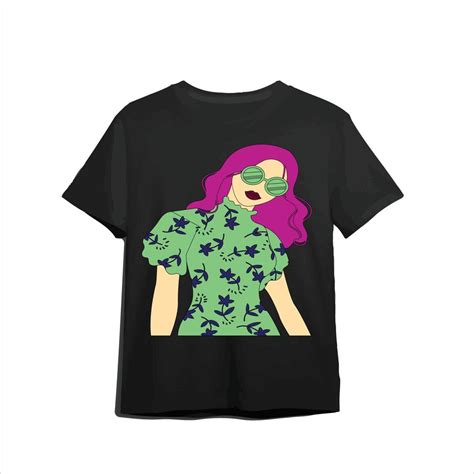 Ledis T Shirt With Unique Logostylish Girls Logofashionable T Shirt