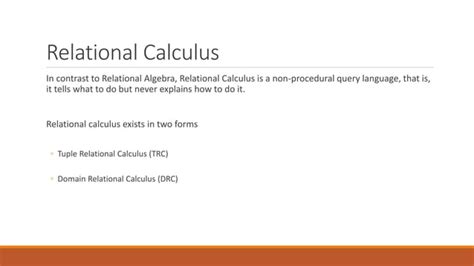 Relational Data Model Introduction Pptx