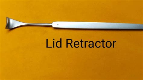 Stainless Steel Ophthalmic Lid Retractor At ₹ 575 Piece In Baruipur