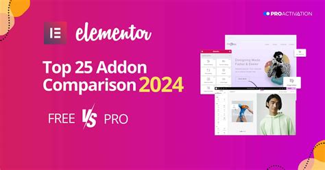 25 best elementor addons compared in 2024 free premium proactivation