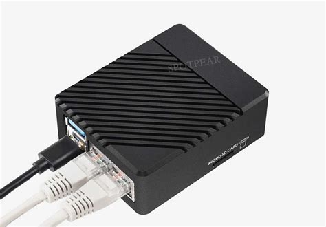 Raspberry Pi Cm5 Compute Module 5 Dual Gigabit Ethernet Rj45 Expansion Io Base Board