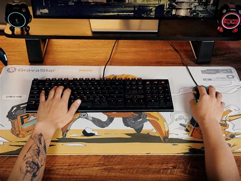 Gravastar Sci Fi Gaming Mouse Pad Durable Exclusive Design Stylish