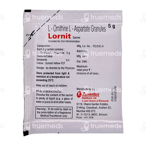 Lornit Sachet 5 Gm Uses Side Effects Dosage Price Truemeds