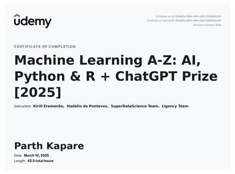 machinelearning ai python r datascience artificialintelligence parth kapare
