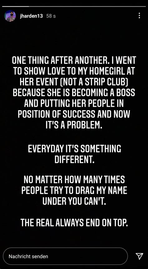 Hardens New Insta Story Rrockets