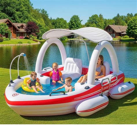 The Ultimate Guide To Inflatable Pontoon Boat Pools Unleashing Fun On