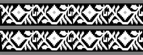 Jamdani Sari Border Pattern Design Vector Seamless Fabric Pattern
