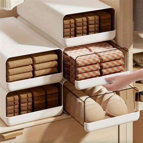 Underwear Storage Box Wardrobe Drawer Type Storage Box Temu