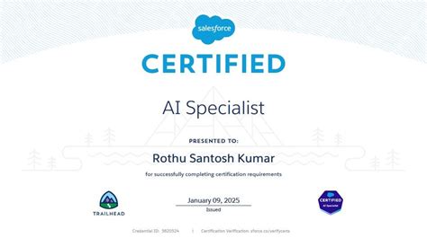 Salesforce Ai Agentforce Learningjourney Careergrowth Santosh Kumar Rothu
