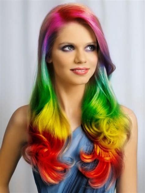 16 Rainbow Hair Color Ideas Youll Go Crazy Over
