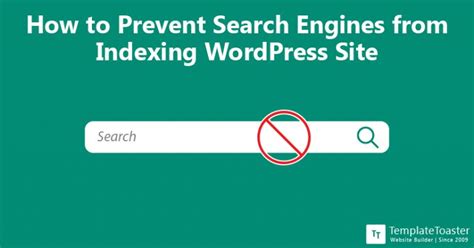 how to prevent search engines from indexing wordpress site