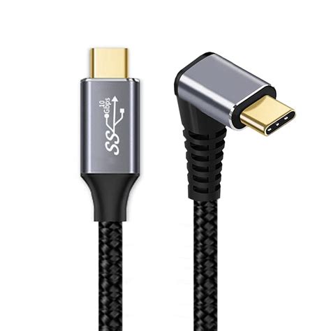 Cablecc Type C Usb C Male 90 Degree Up Down Angled To Male Usb3 1