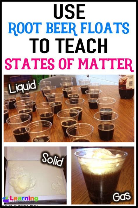 Root Beer Float States Of Matter Experiment Matter Science Teaching Matter States Of Matter