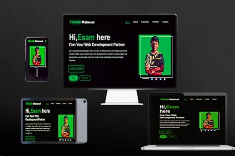 Do Website Development Using Html Css And Javascript By Esammahmud