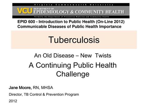 Ppt Tuberculosis Powerpoint Presentation Free Download Id3035309