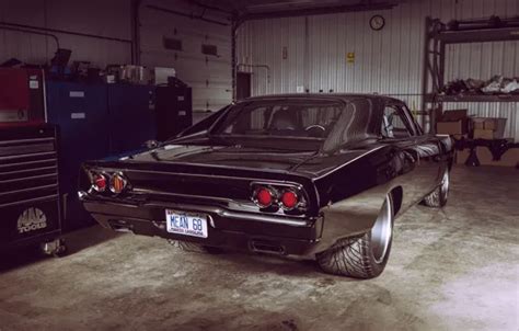 Wallpaper Dodge Ass Charger Tuning Muscle Car Garage For Mobile