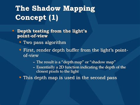 Ppt Shadow Mapping With Todays Opengl Hardware Powerpoint