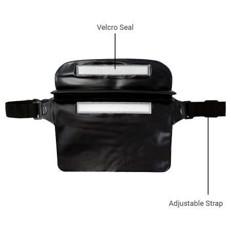 Olixar Black Waterproof Waist Pouch Bag