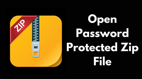 Open Password Protected Zip File In Few Steps