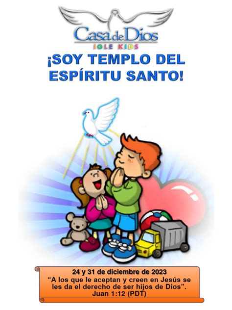 2023 12 24 Y 31 Soy Templo Del Espiritu Santo Pdf Oración Jesús