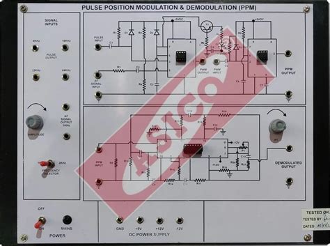 ASICO Ac Mains Pulse Position Modulation Demodulation For Laboratory Model Name Number Ae